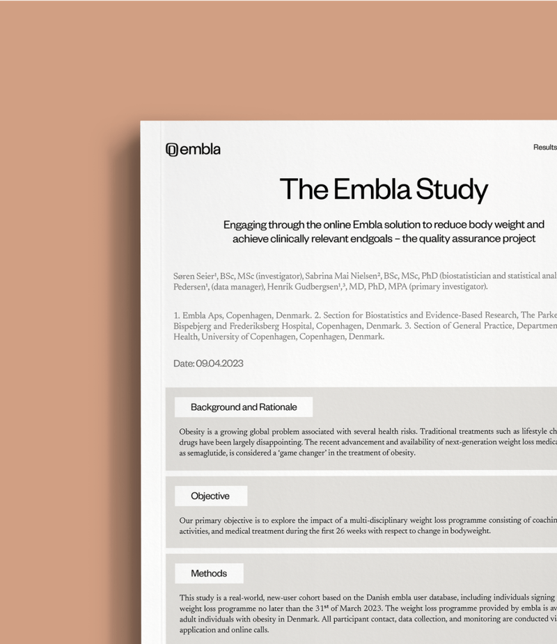 Embla | Weight loss that works for complicated lives